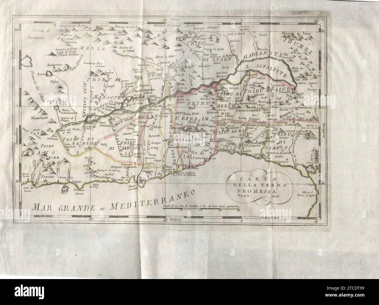 William Guthrie, Carta della Terra promessa Stock Photo - Alamy