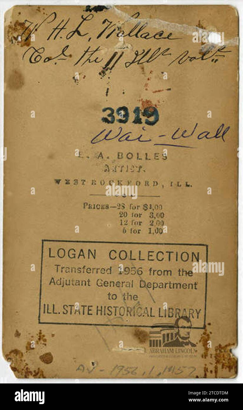 William H. L. Wallace Stock Photo - Alamy