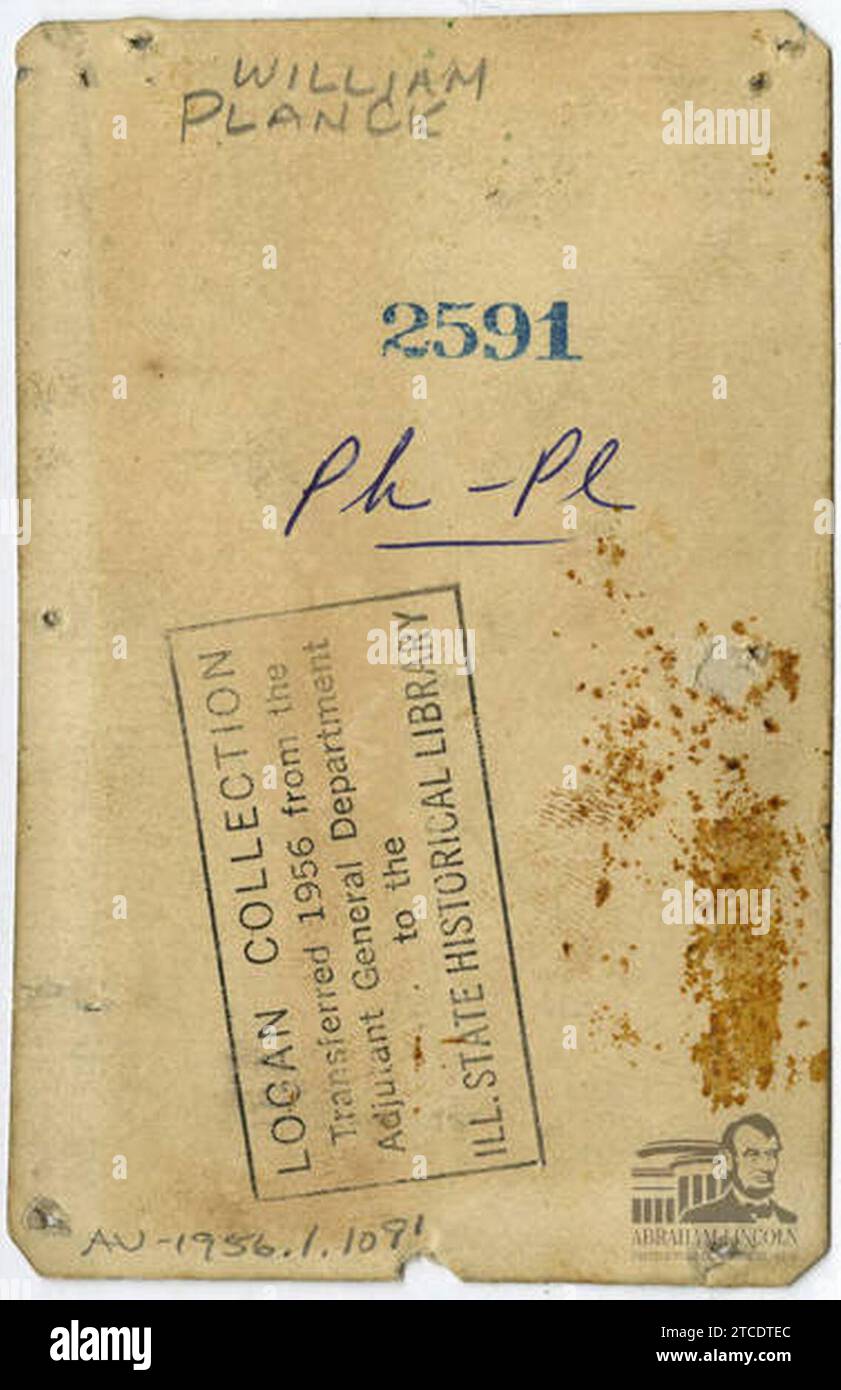 William H. Planck Stock Photo - Alamy