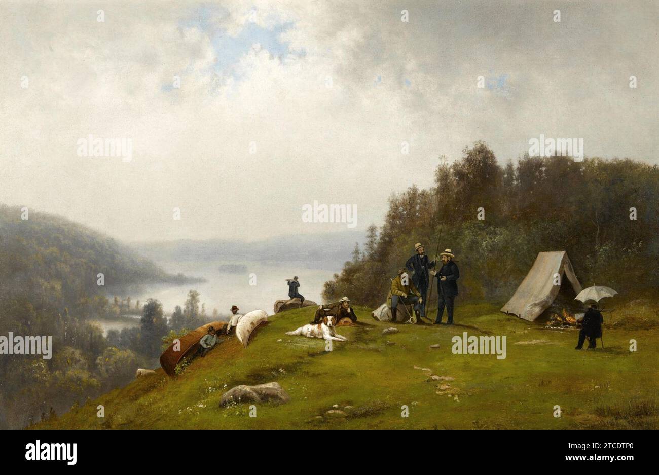 William Hahn - The expedition party Stock Photo - Alamy
