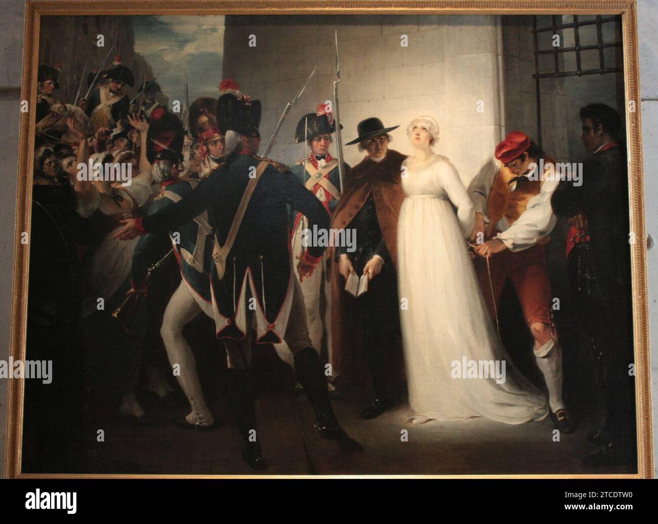 William Hamilton - Marie-Antoinette quittant la conciergerie Stock ...