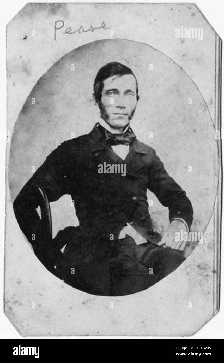 William Harper Pease - carte-de-visite - anon Stock Photo - Alamy