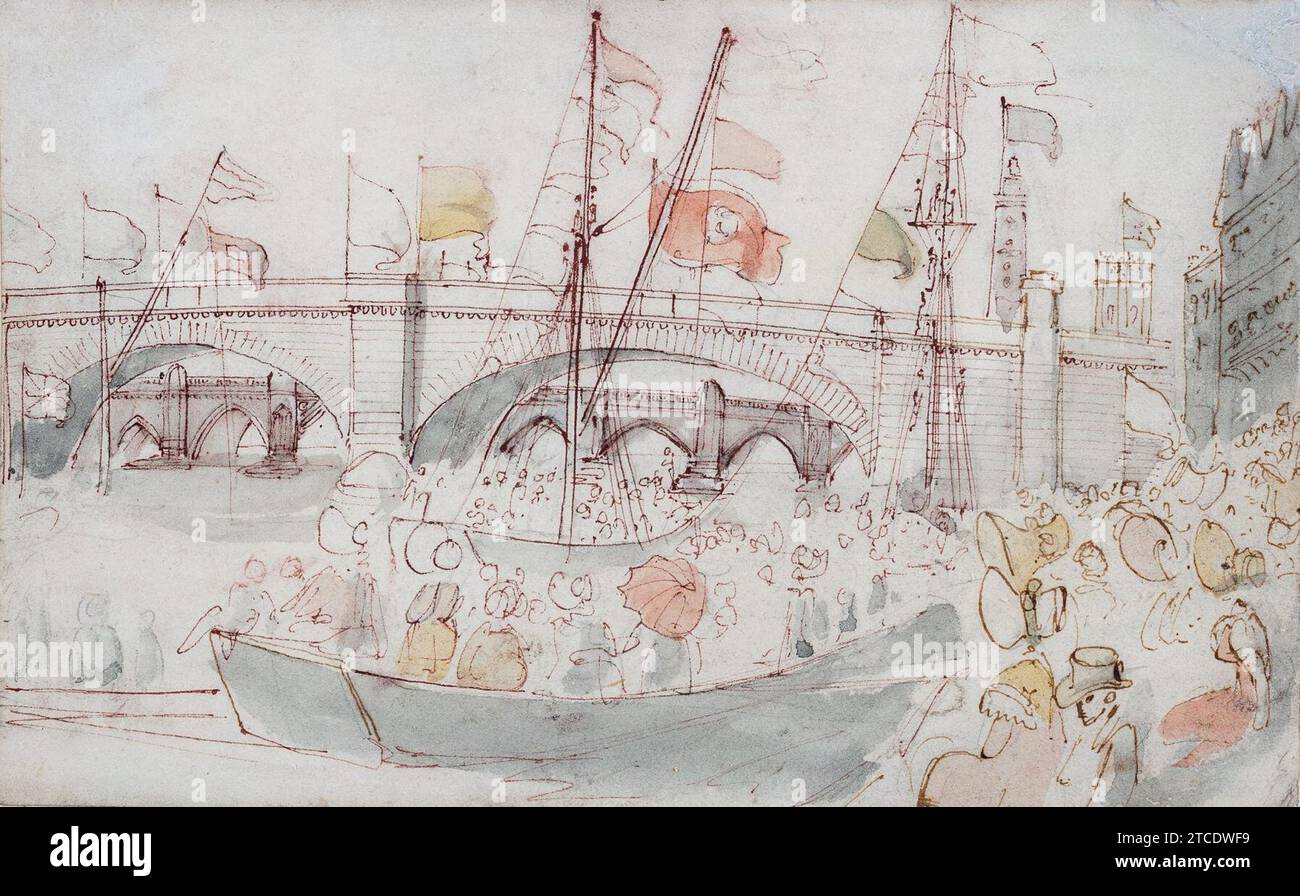 William Henry Brooke - Brooke-98325 - The Opening of Waterloo Bridge ...
