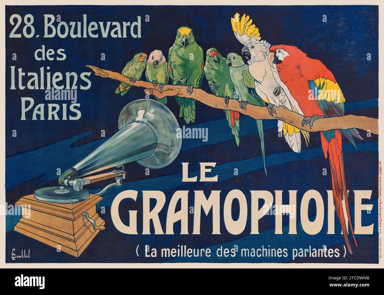 Le Gramophone. La meilleure des machines parlantes by Louis Bombled ...