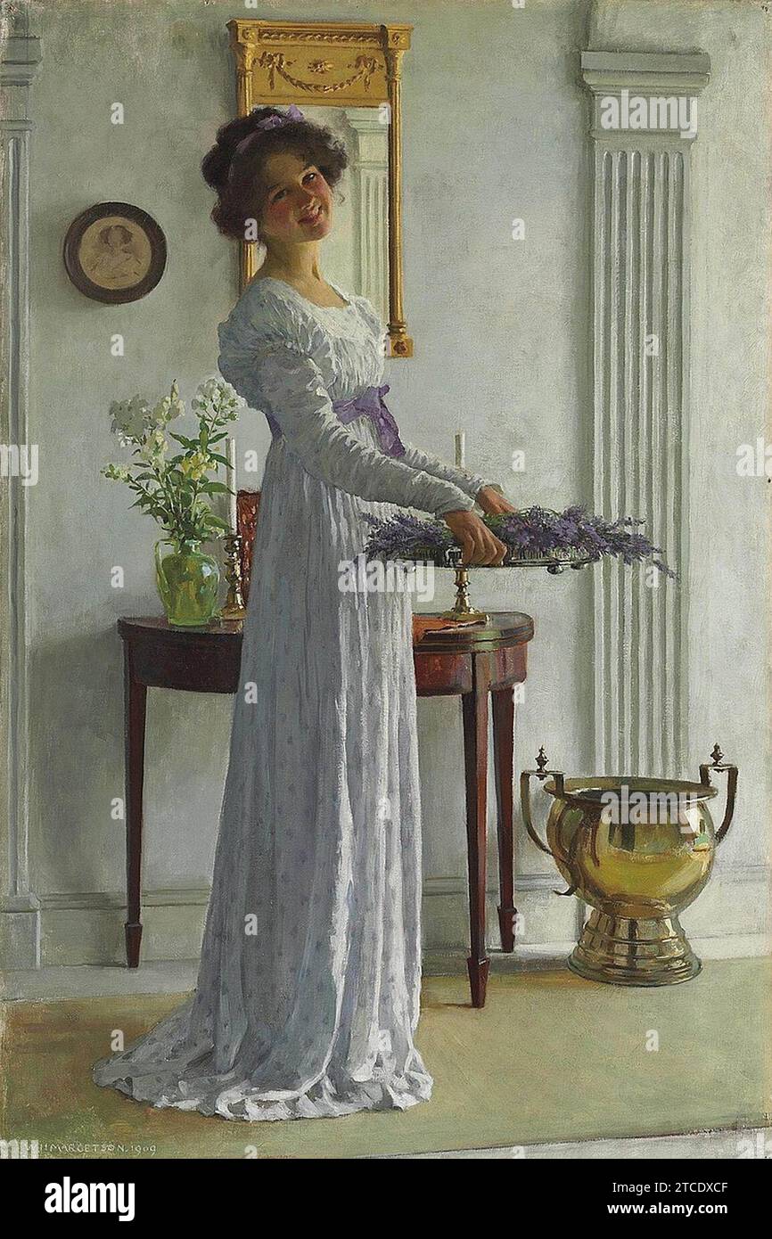 William Henry Margetson painting Stock Photo - Alamy