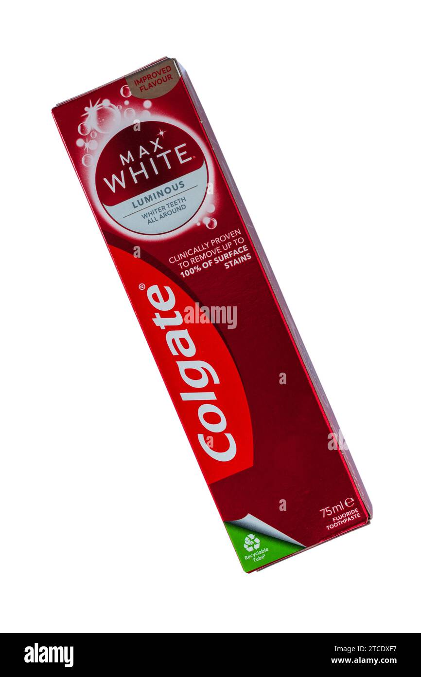 Colgate max white luminous toothpaste hi-res stock photography and ...