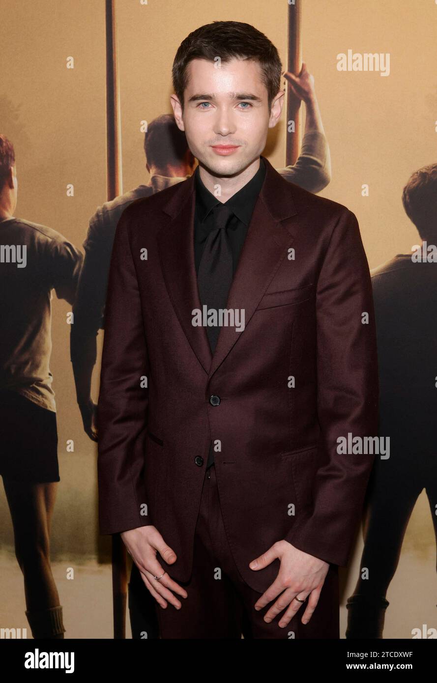 BEVERLY HILLS, CA - DECEMBER 11: Luke Slattery at the LA Premiere Of ...