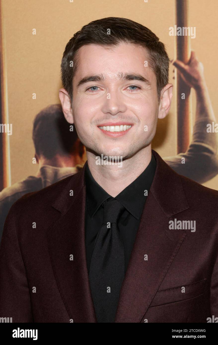 BEVERLY HILLS, CA - DECEMBER 11: Luke Slattery at the LA Premiere Of ...