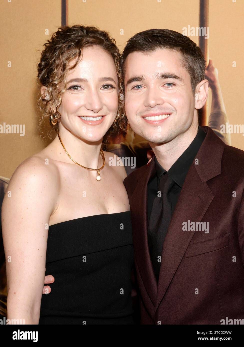 BEVERLY HILLS, CA - DECEMBER 11: Lane Halperin, Luke Slattery at the LA ...