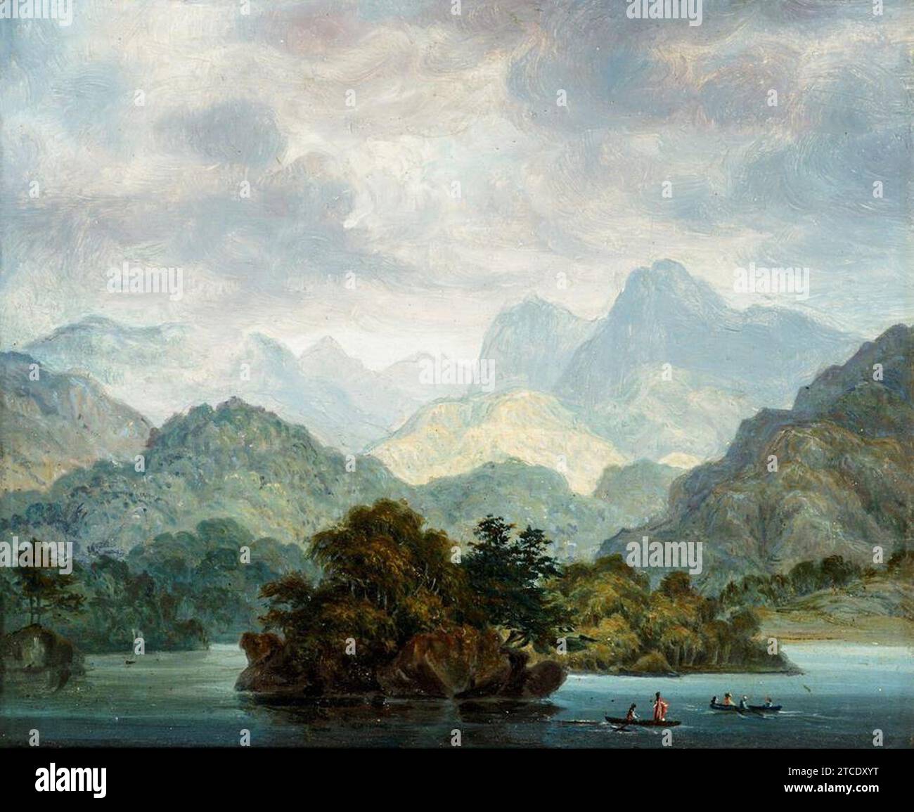 William Hodges - Dusky Bay in New Zealand Stock Photo - Alamy