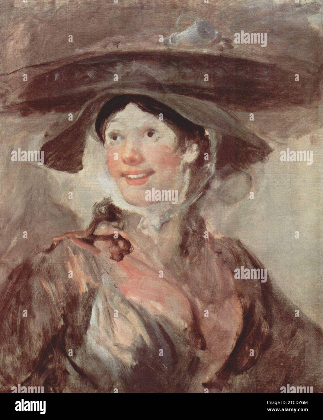 William Hogarth - The Shrimp Girl Stock Photo - Alamy