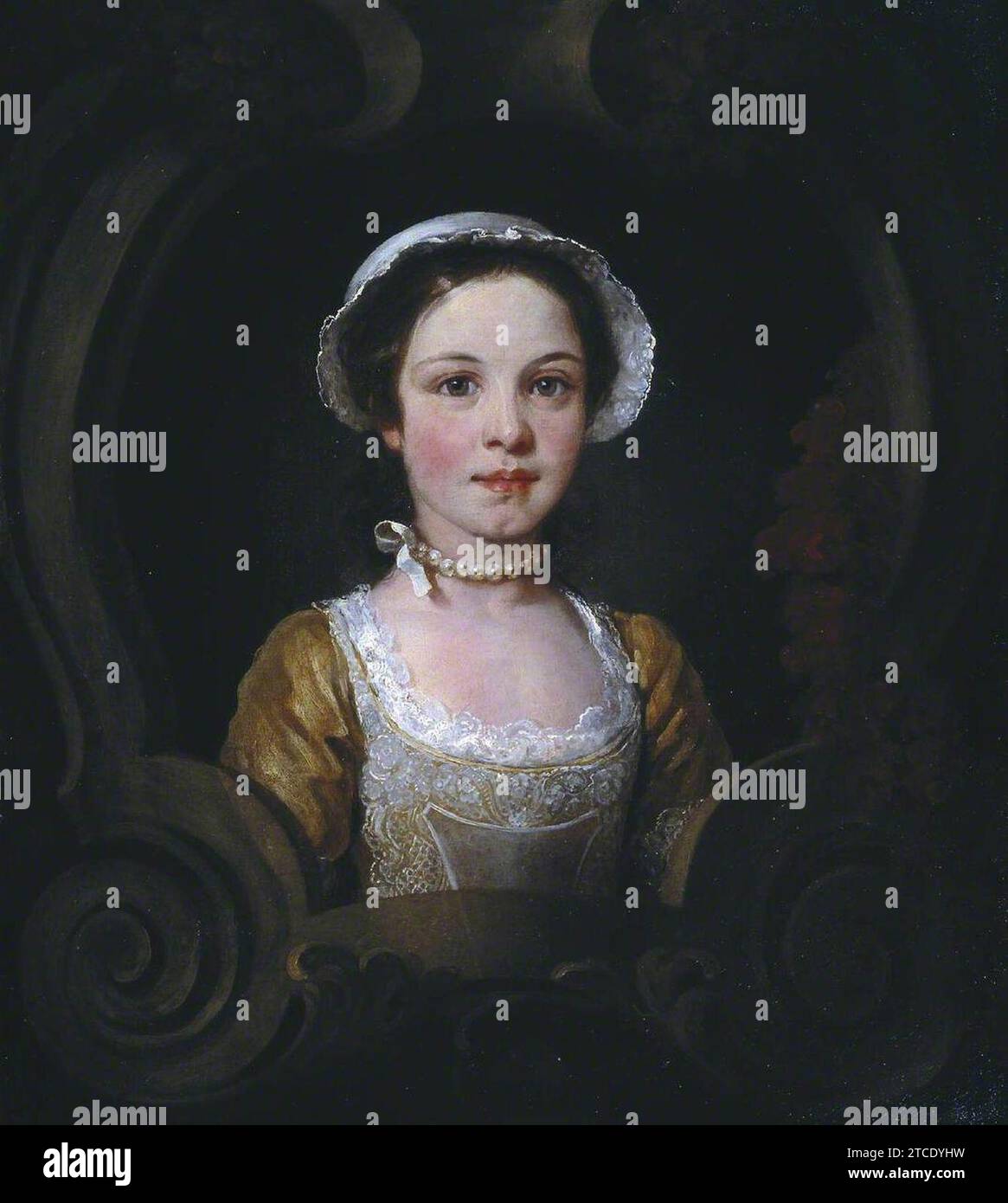 William Hogarth (1697-1764) - Portrait of Hannah, Daughter of John ...