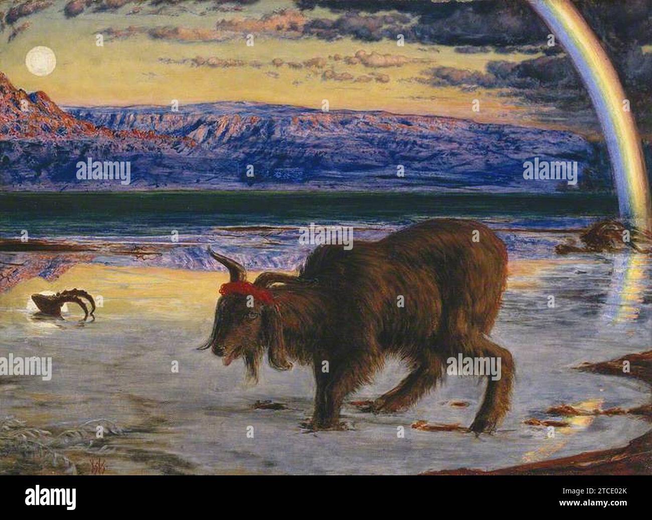 William Holman Hunt (1827-1910) - The Scapegoat Stock Photo - Alamy