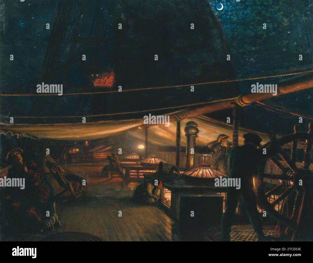 William Holman Hunt (1827-1910) - The Ship Stock Photo - Alamy