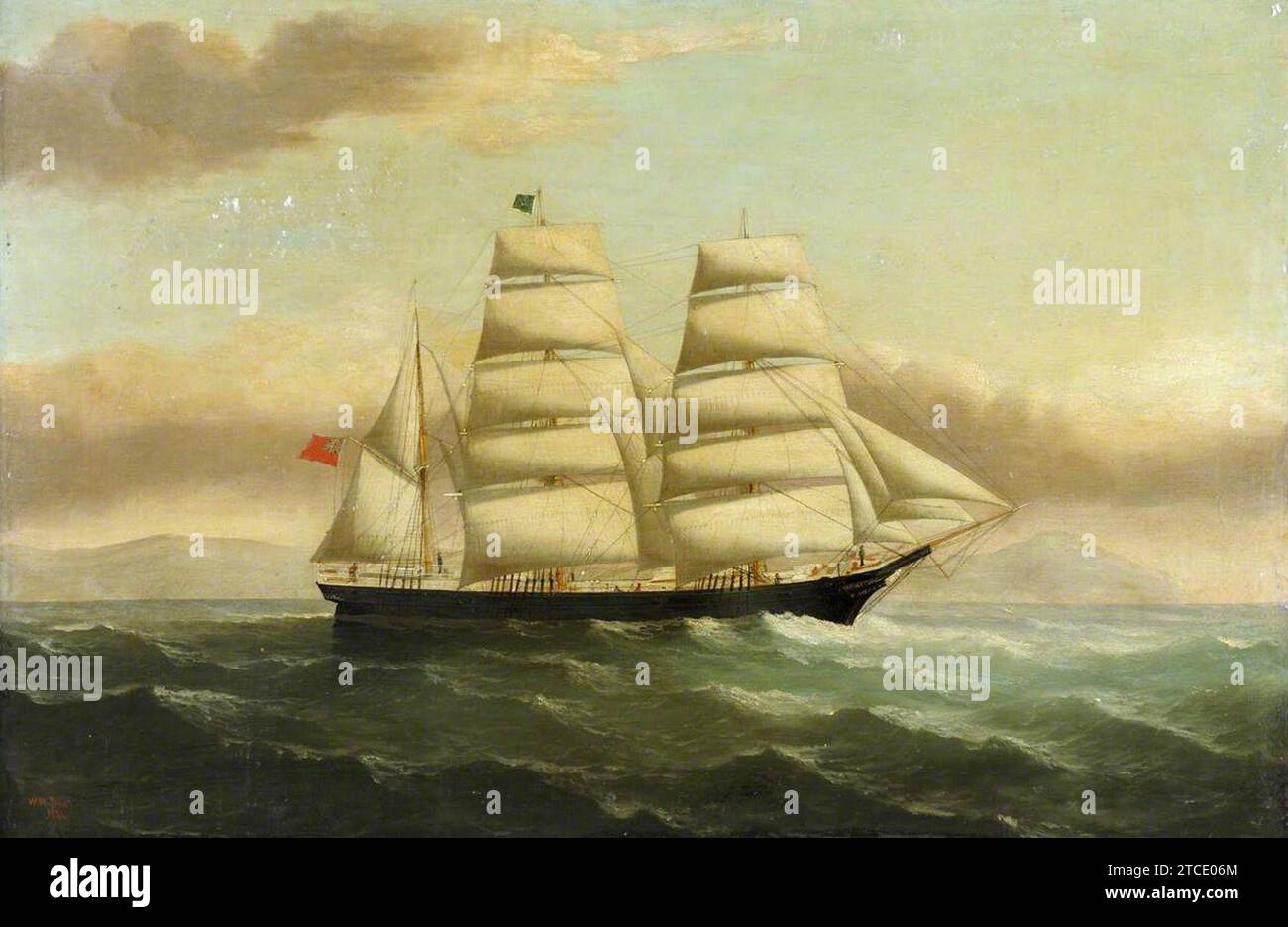 William Horde Yorke (1847-1921) - The Barque 'Minnie Carvill' Stock ...