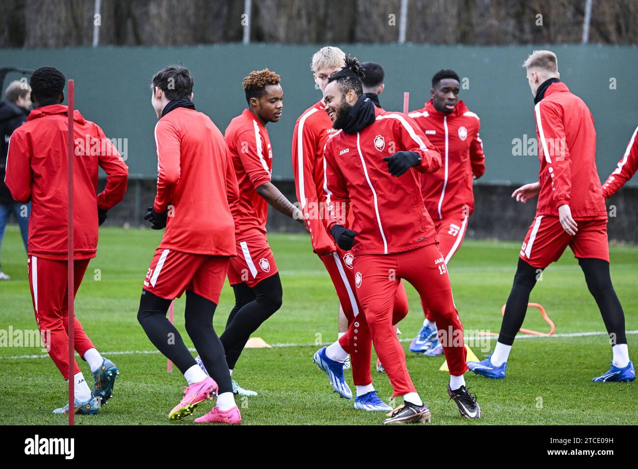 Antwerp, Belgium. 12th Dec, 2023. Antwerp's Chidera Ejuke pictured in ...