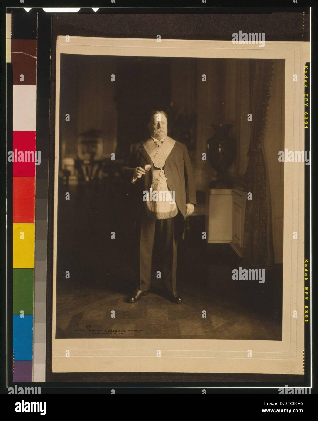 William Howard Taft, full-length portrait, standing, facing slightly ...