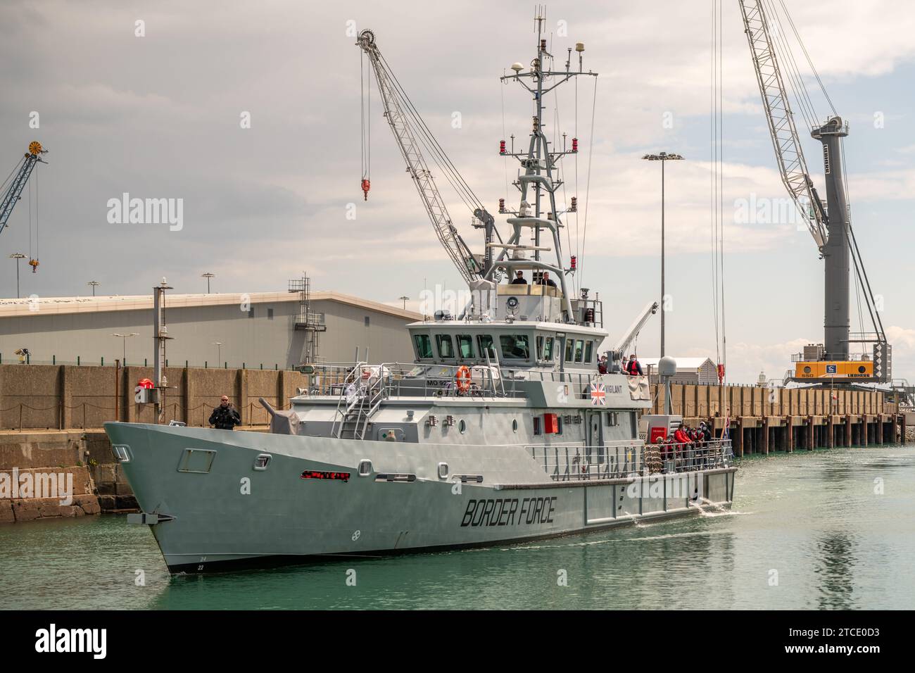 Migrants arriving,Port of Dover, Kent, Britain. 1st June 2022. HMS ...