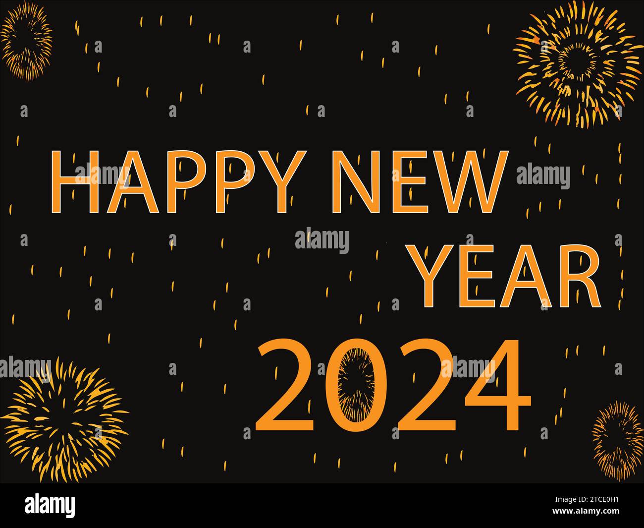 Happy New Year 2024 luxurious numbers, Premium vector illustration ...