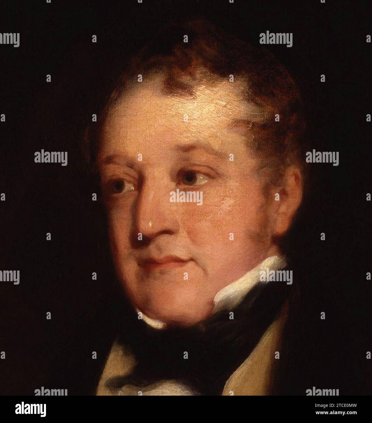 William Huskisson by Richard Rothwell cropped Stock Photo - Alamy