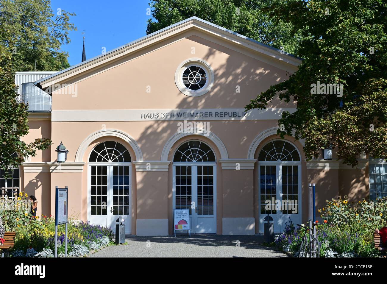 House of the Weimar Republic in the Goethe and Schiller city of Weimar ...