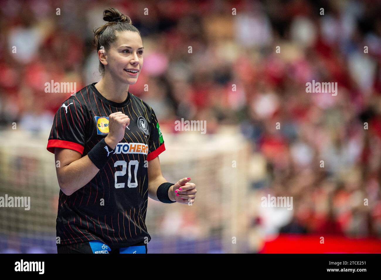 Herning, Denmark. 11th Dec, 2023. Emily Bölk (20) of Germany seen ...