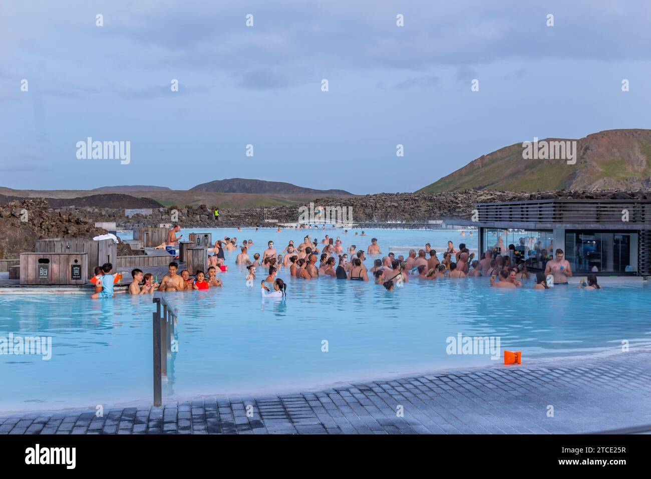 Reykjavik, Iceland - July 26, 2023:The Blue Lagoon geothermal spa is ...