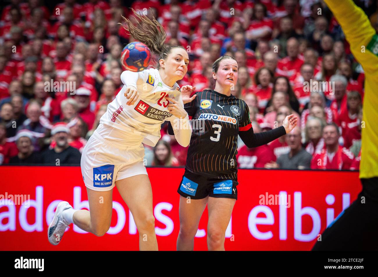 Herning, Denmark. 11th Dec, 2023. Kristina Jorgensen (23) of Denmark ...