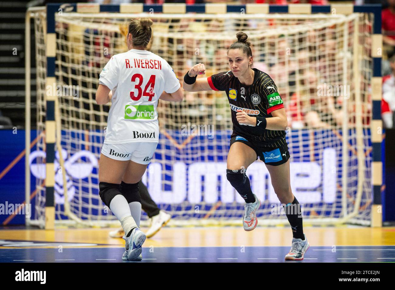 Herning, Denmark. 11th Dec, 2023. Emily Bölk (20) of Germany seen ...
