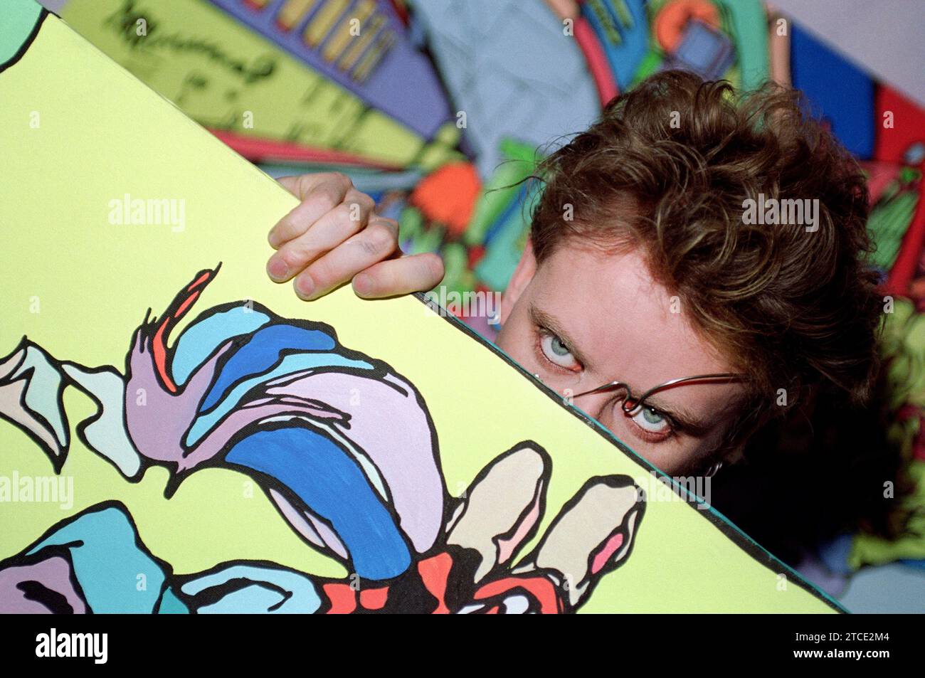 Monza Italy 1998-06-24: Andrea "Andy" Fumagalli,saxophonist of the ...