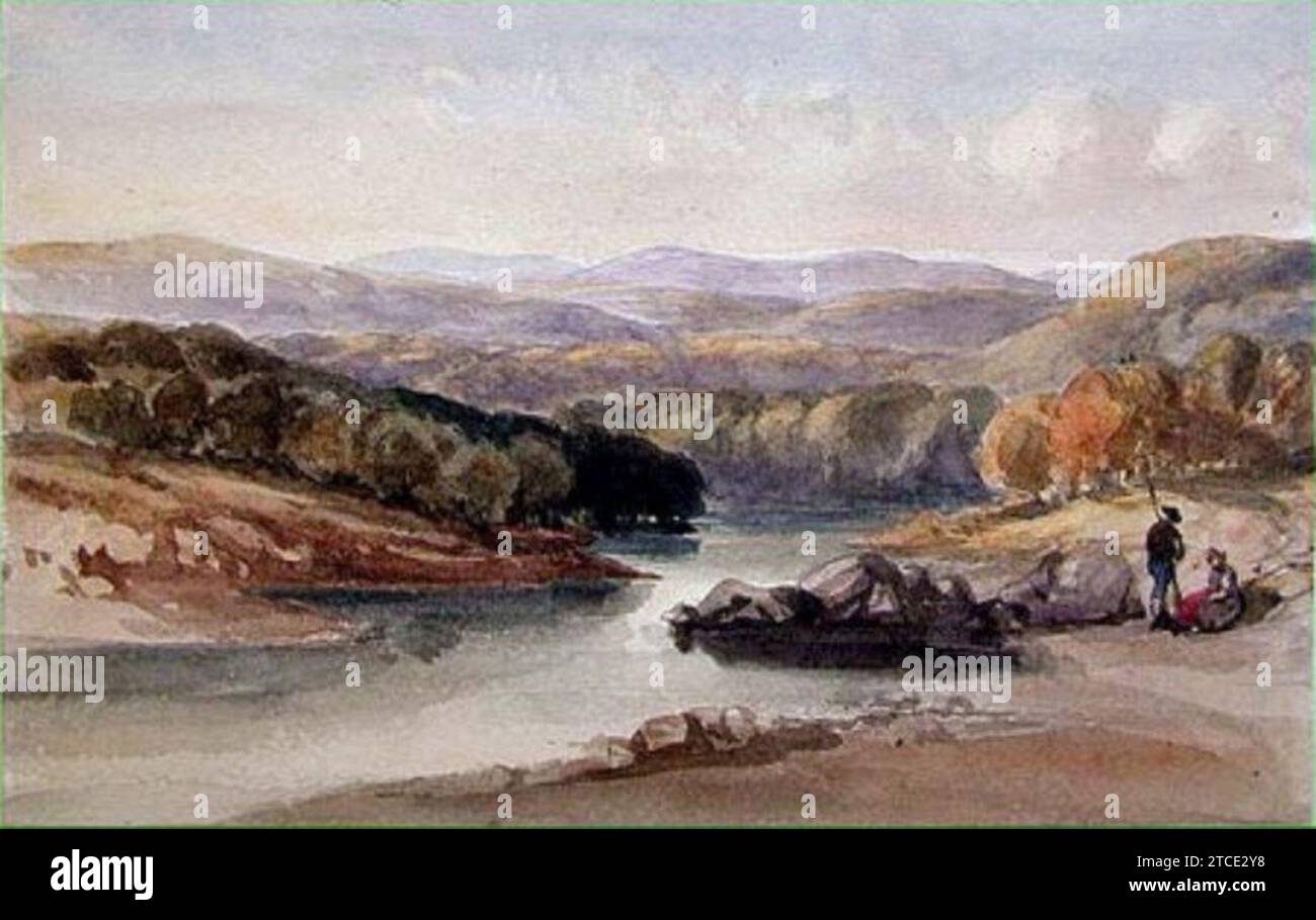 William Leighton Leitch00 Stock Photo - Alamy