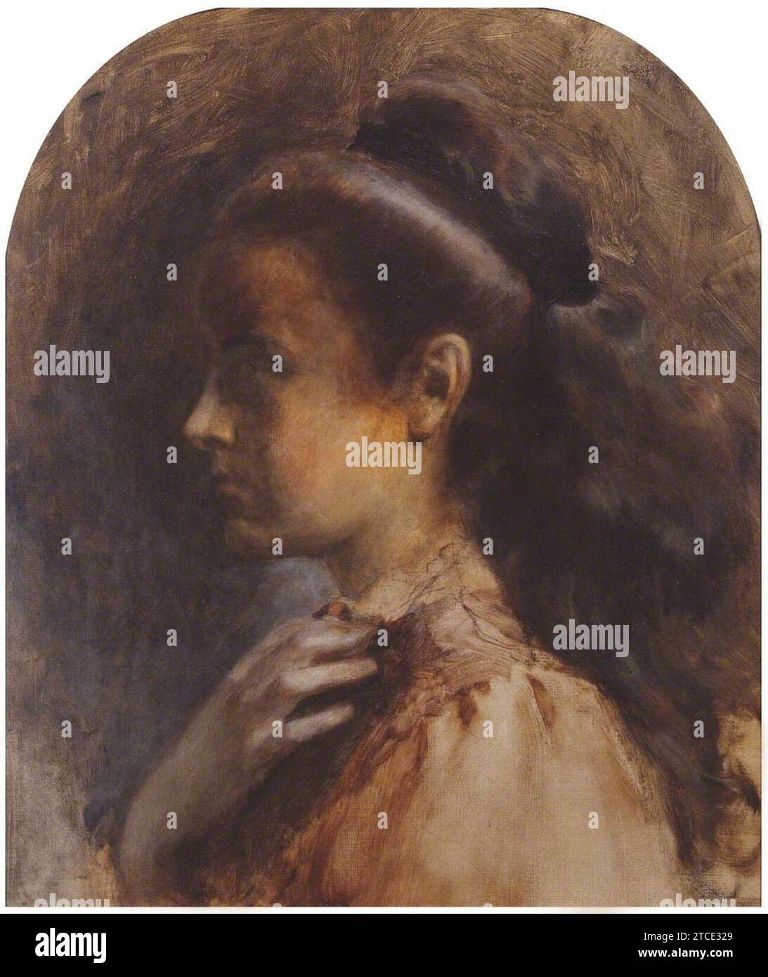 William Lindsay Windus (1822-1907) - Mrs Teed, the Artist's Daughter ...