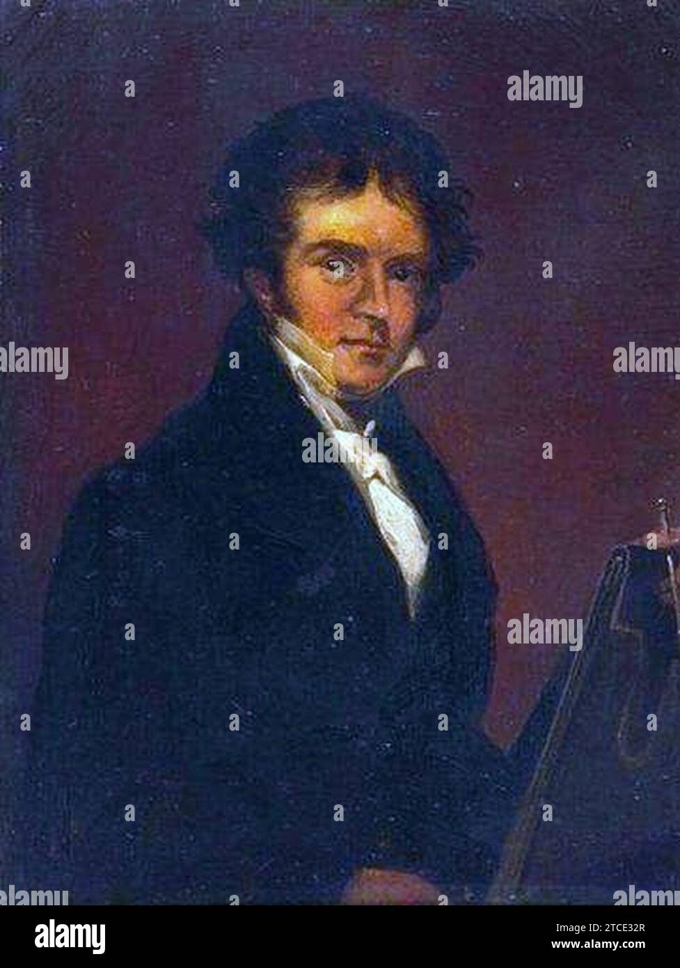 William Linton. Self-Portrait Stock Photo - Alamy