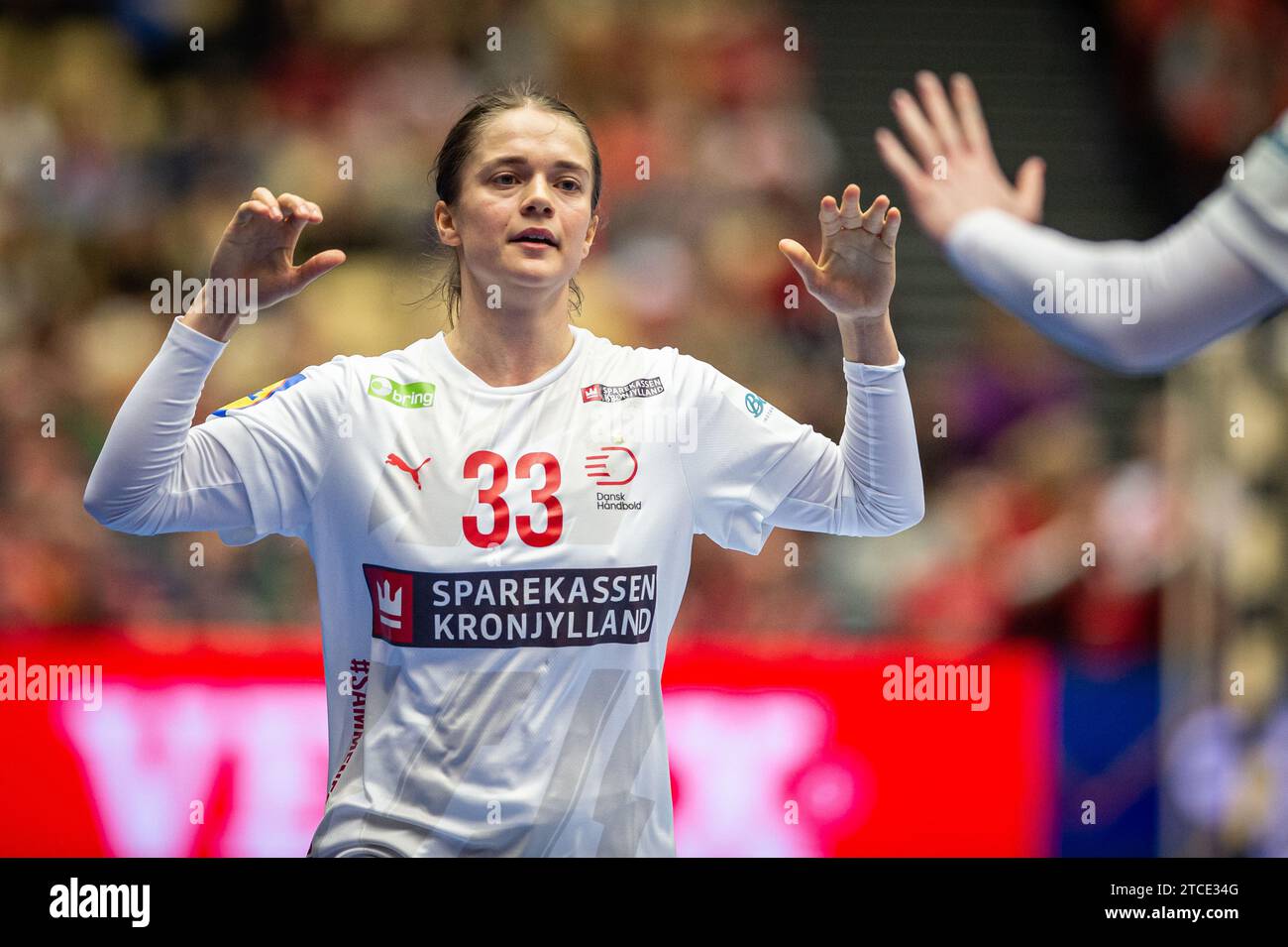 Herning, Denmark. 11th, December 2023. Emma Friis (33) of Denmark seen ...