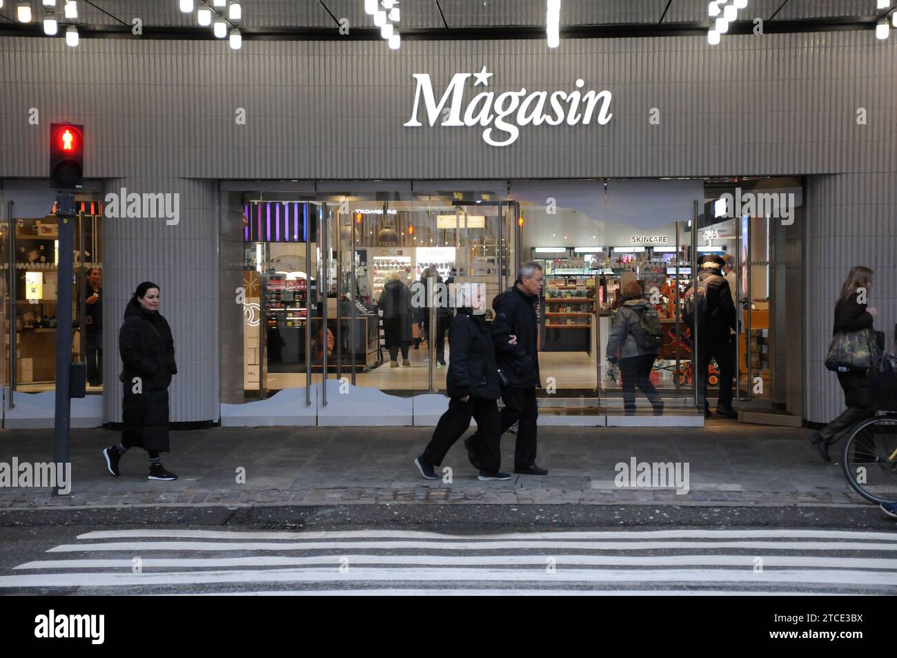 Copenhagen, Denmark /12 December 2023 /Chrimss decoaration of magasin ...