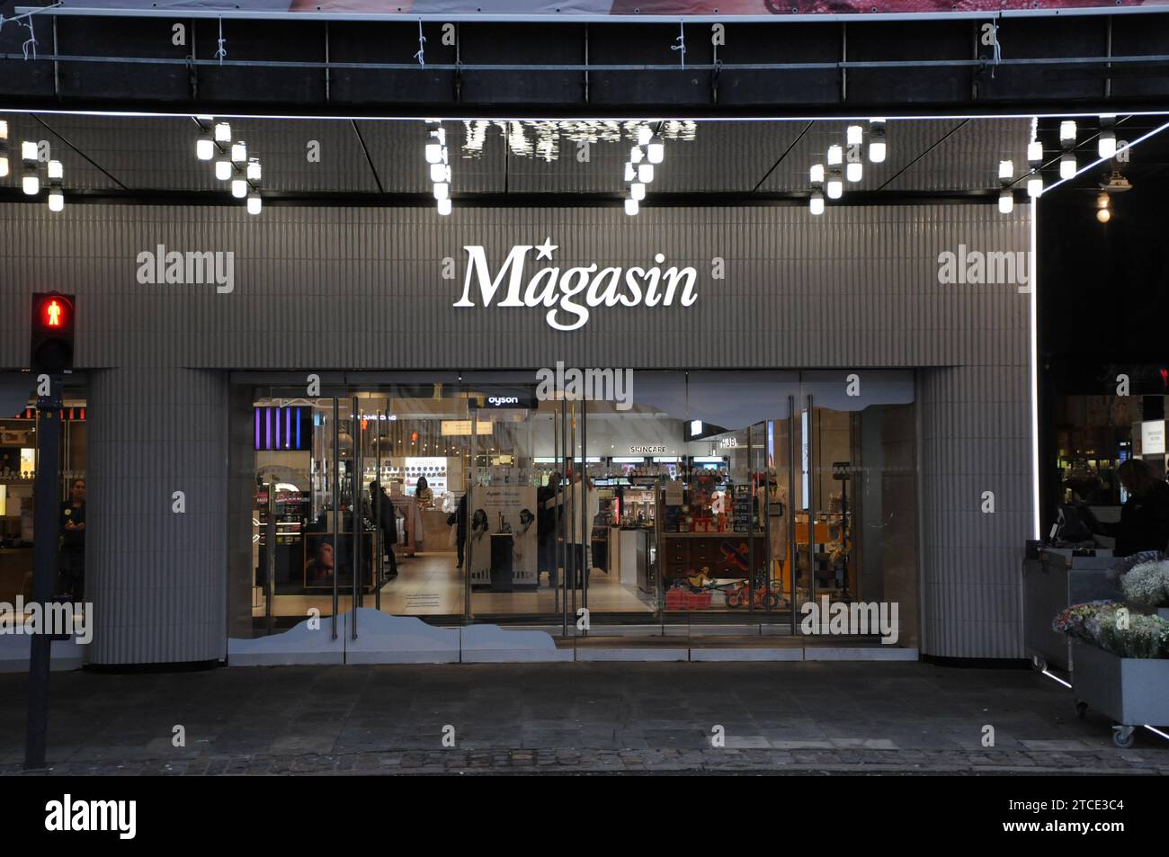 Copenhagen, Denmark /12 December 2023 /Chrimss decoaration of magasin ...