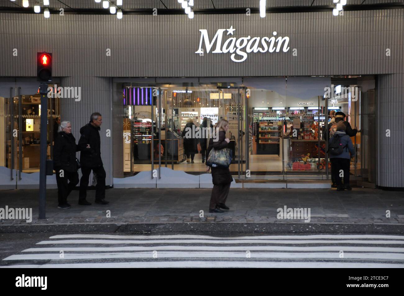 Copenhagen, Denmark /12 December 2023 /Chrimss decoaration of magasin ...