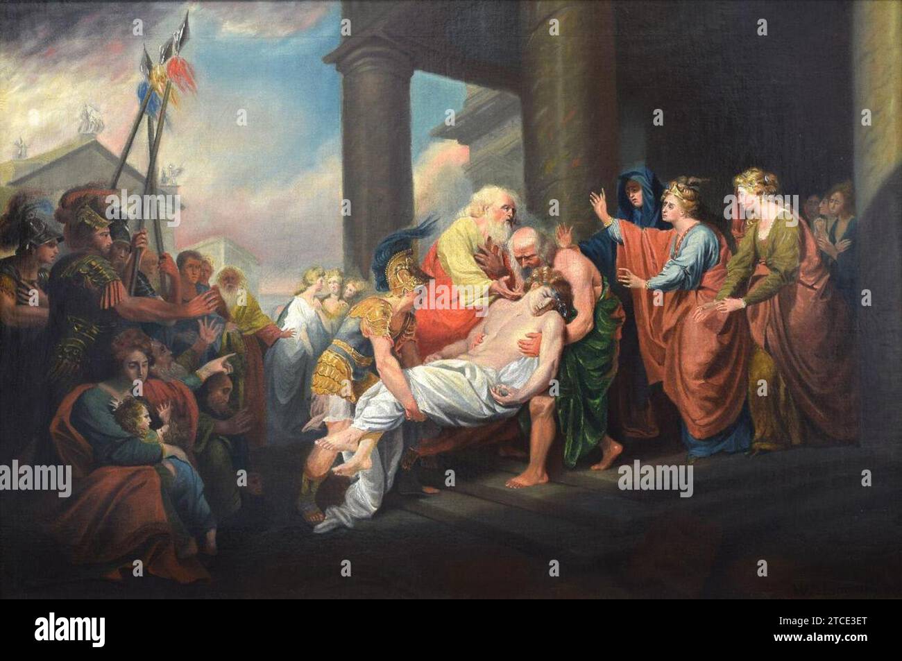 William Lovett - The Return of Hector Stock Photo - Alamy