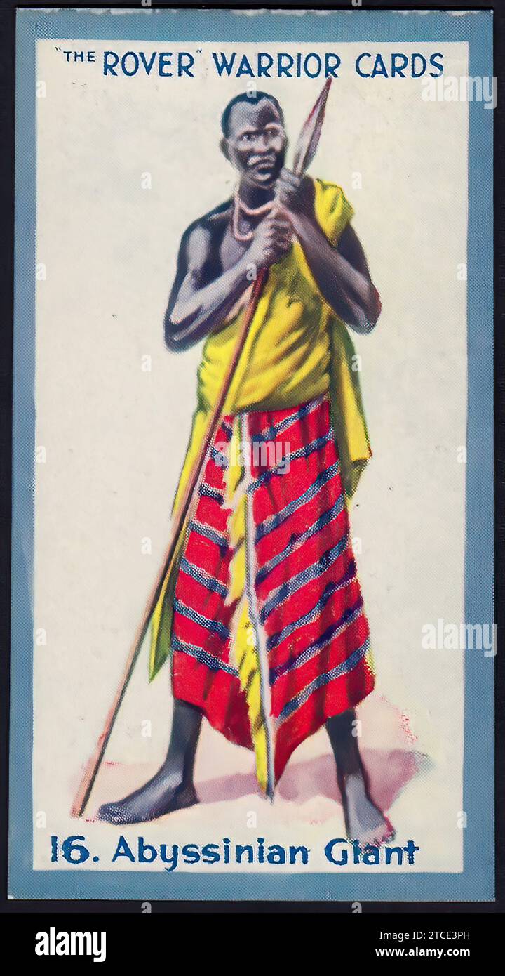 Abyssinian warrior hi-res stock photography and images - Alamy