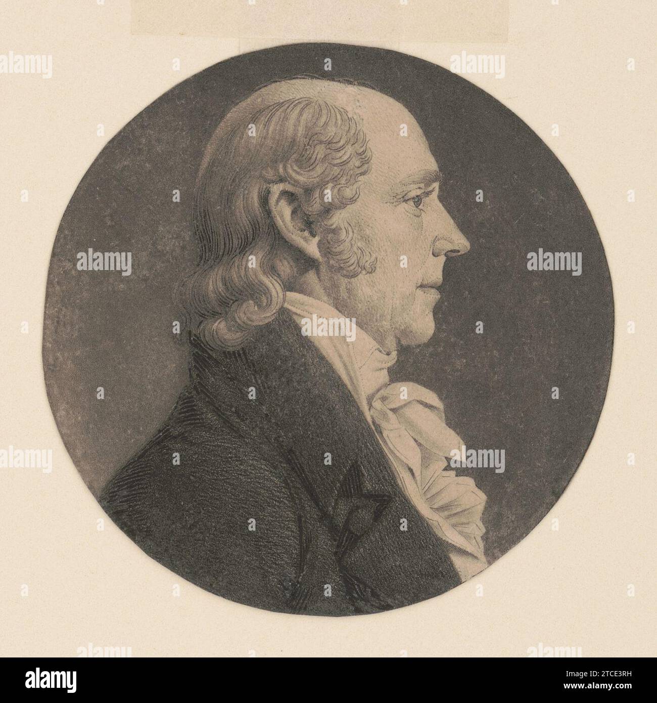 William Madison, head-and-shoulders portrait, right profile Stock Photo ...