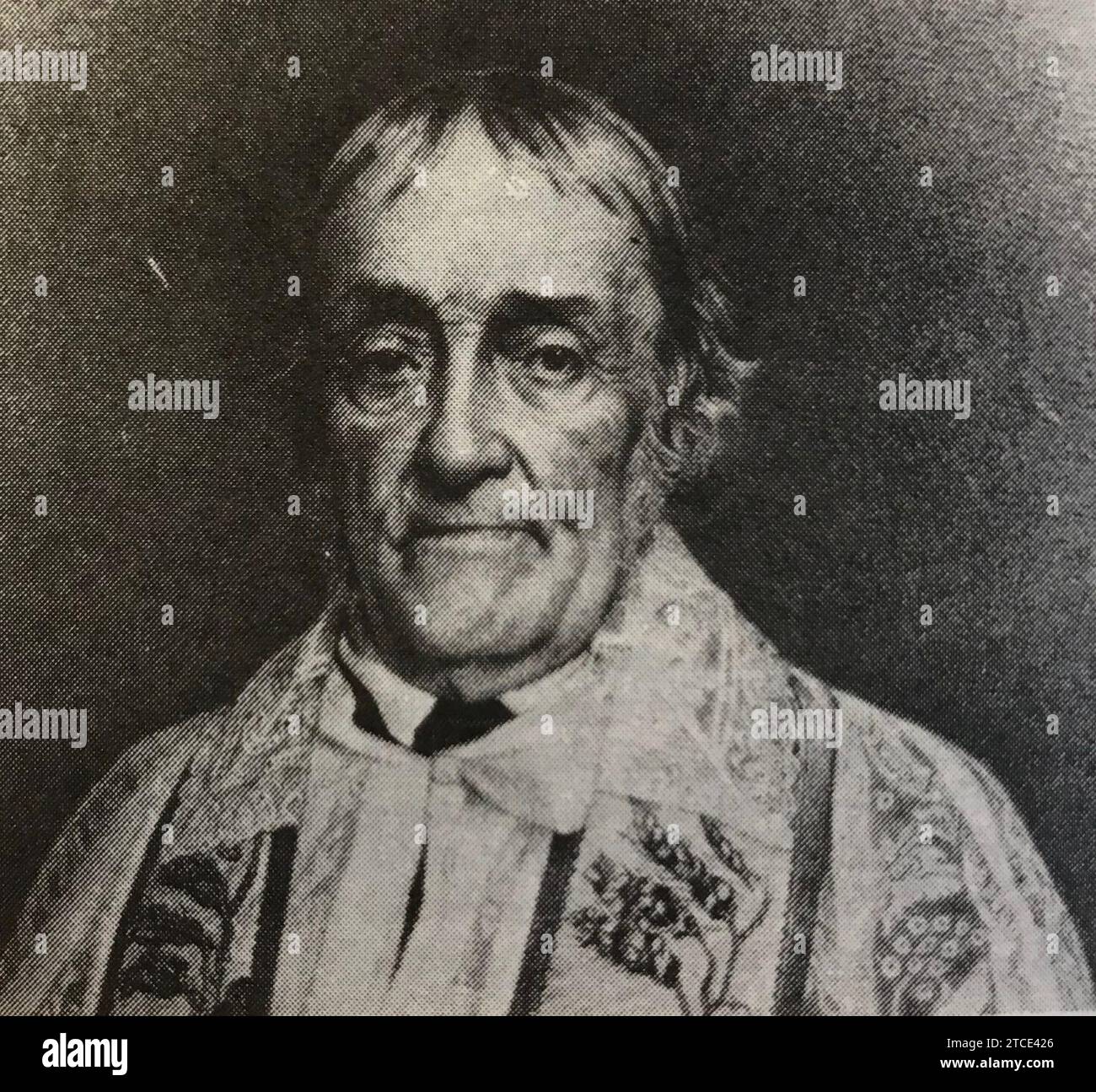 William Matthews ecclesiastical attire Stock Photo - Alamy