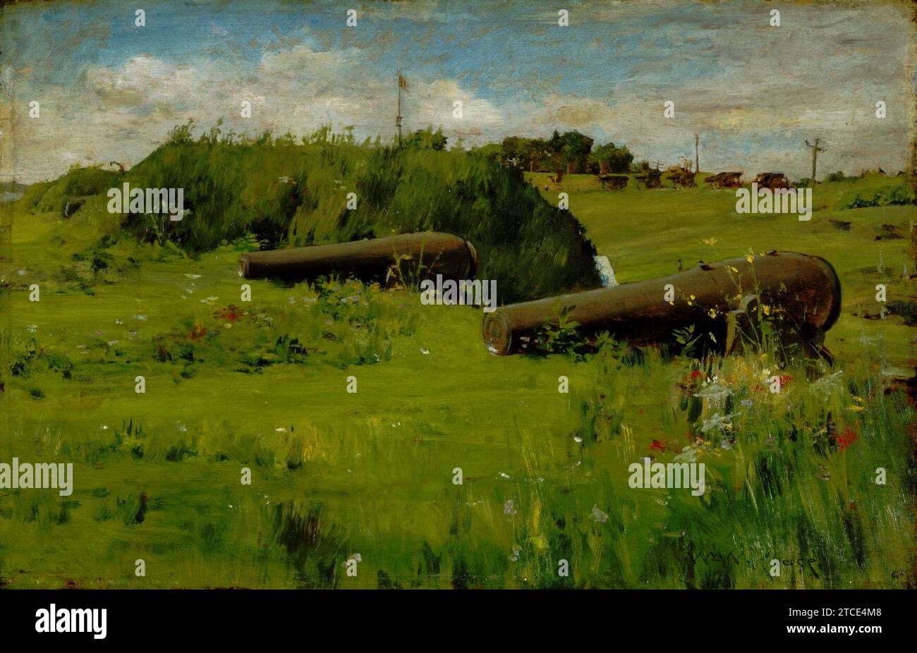 William Merritt Chase - Peace, Fort Hamilton Stock Photo - Alamy