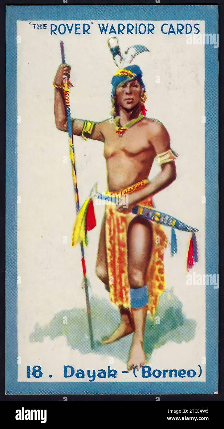 Dayak warrior hi-res stock photography and images - Alamy