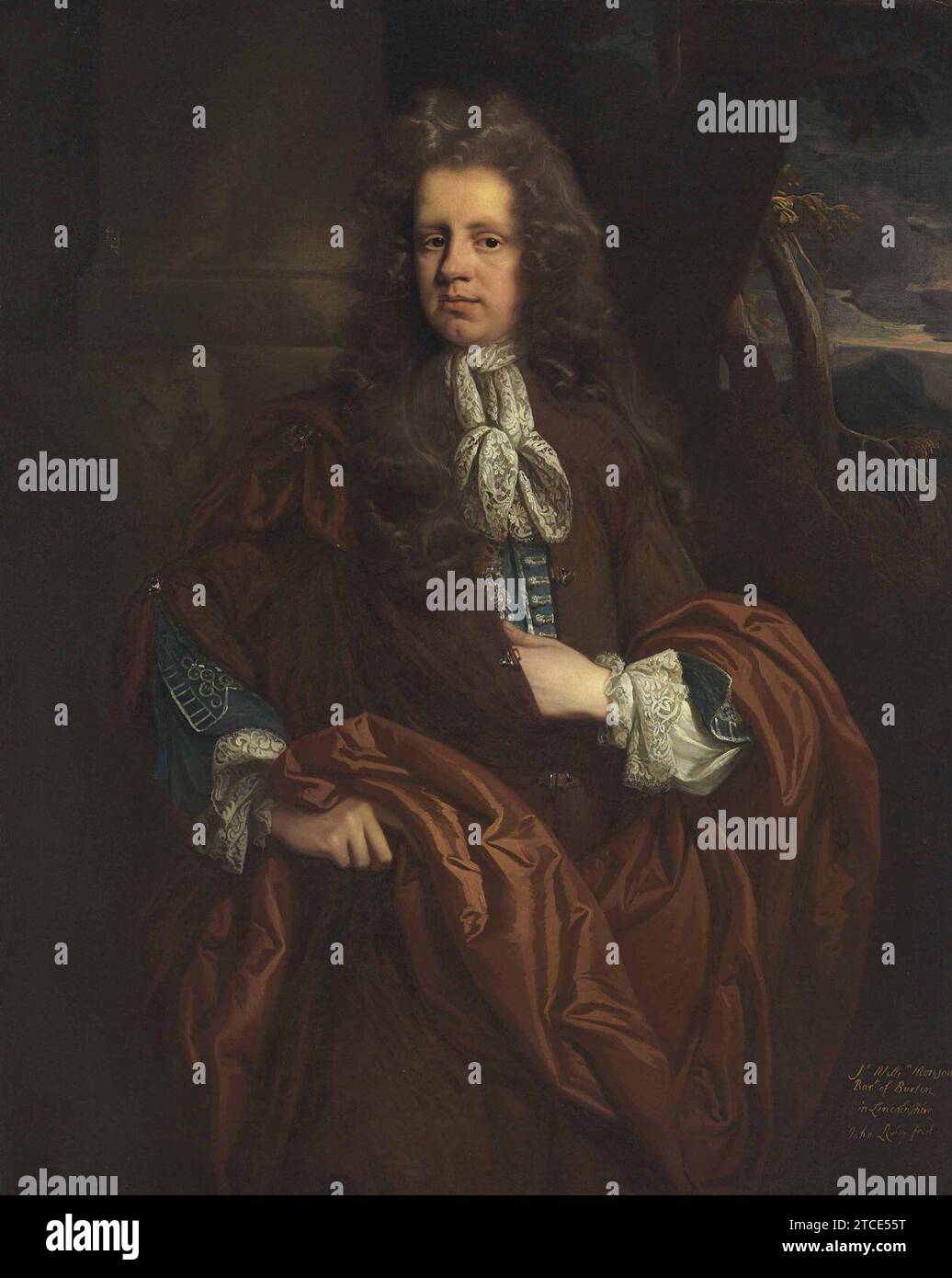William Monson, 4th Bt (circa 1653-1727), by John Riley Stock Photo - Alamy