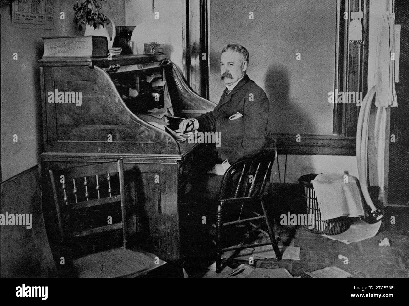 William Mitchell Bunker, editor of the San Francisco Report Stock Photo ...