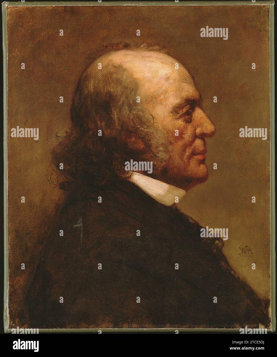 William Morris Hunt - Jean Louis Rodolphe Agassiz (1807-1873 Stock ...