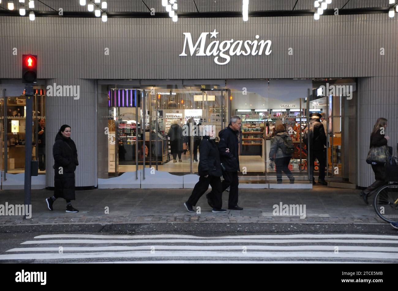 Copenhagen, Denmark /12 December 2023 /Chrimss decoaration of magasin ...