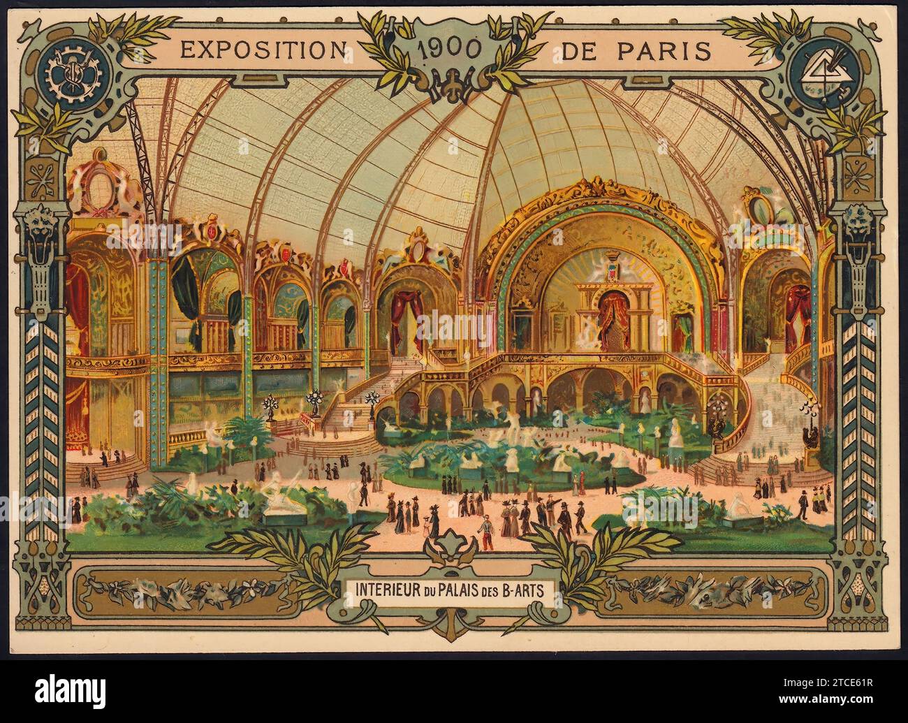Paris Exposition 1900 - Vintage French Tradecard, Belle Epoque Era ...