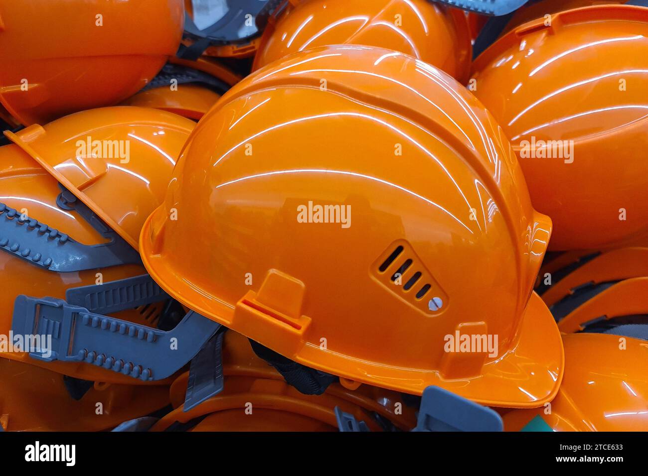 Orange helmet hi-res stock photography and images - Alamy