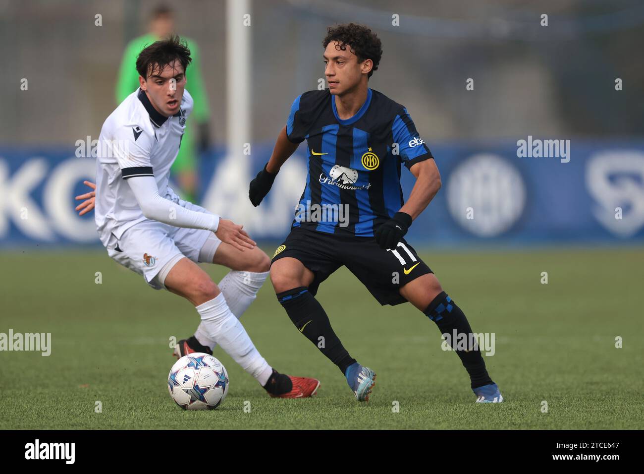 Milan, Italy. 12th Dec, 2023. Daniele Quieto of Internazionale is ...